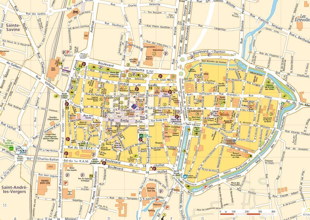 Infos sur » plan de la ville de troyes » Vacances - Arts- Guides Voyages